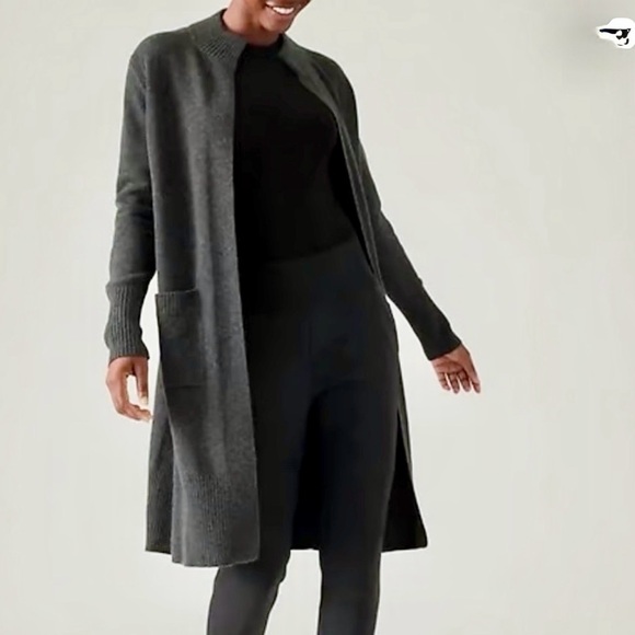Athleta | Sweaters | Cashmere Athleta Spirit Refined Woolcashmere Wrap ...
